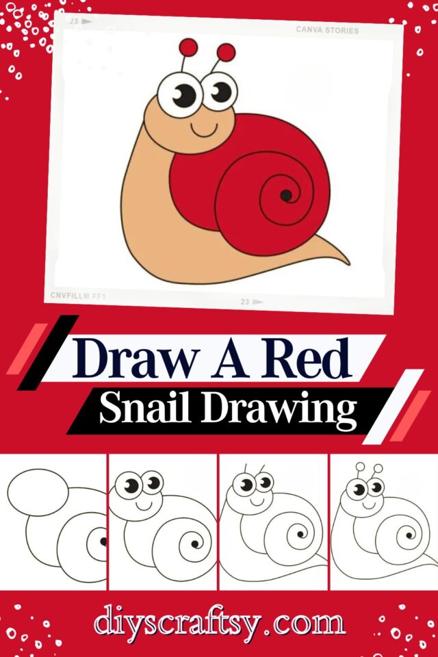 15 Snail Drawing Ideas - How To Draw Snail - DIYsCraftsy