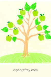 10 Easy Tree Drawing Ideas In Beautiful Colors - DIYsCraftsy