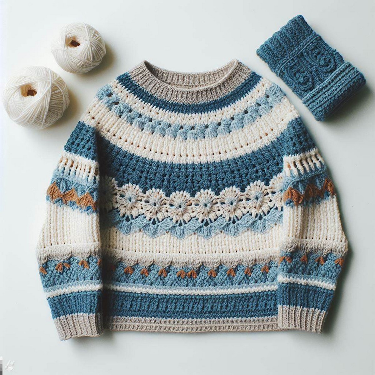 87 Warm Free Crochet Sweater Patterns For Winter - DIYsCraftsy