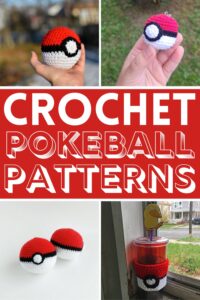 Free Crochet Pokeball Patterns For Pokémon Lovers - DIYsCraftsy