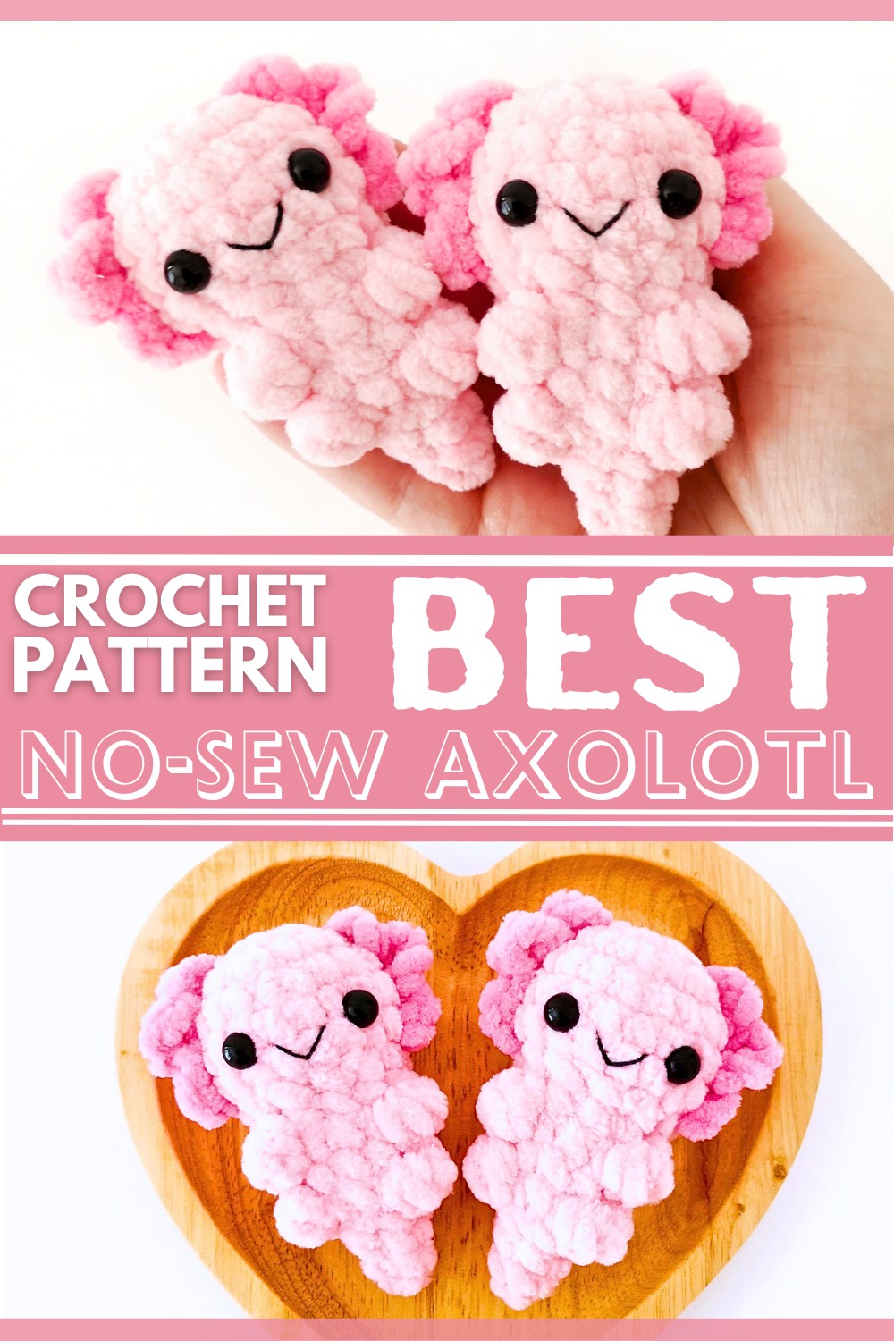 9 Free Crochet Axolotl Patterns for Amigurumi - DIYsCraftsy