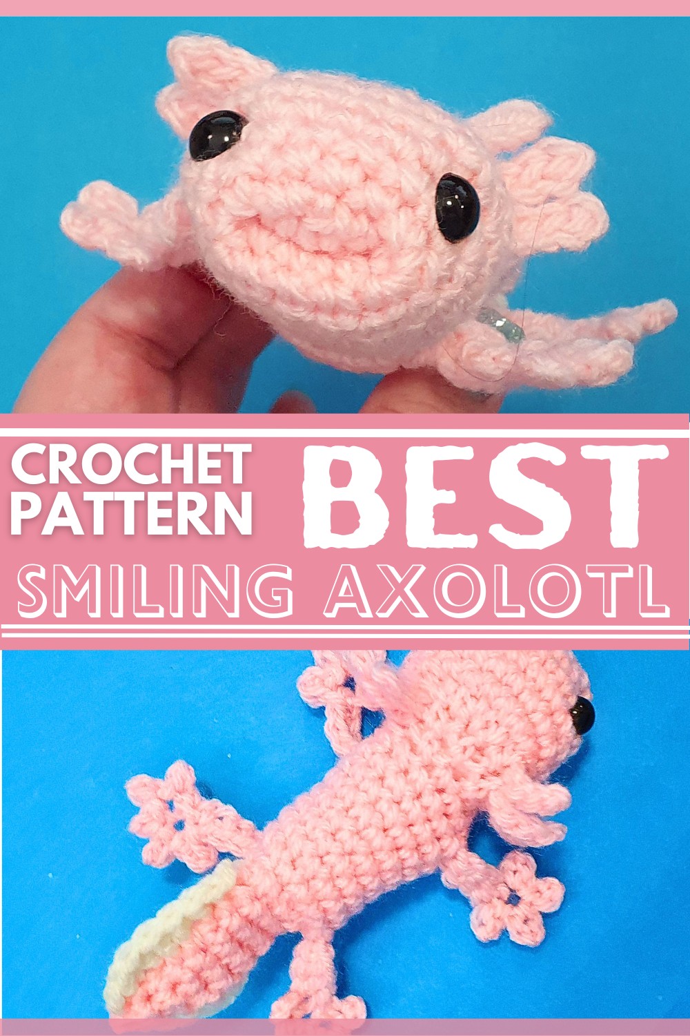 9 Free Crochet Axolotl Patterns for Amigurumi - DIYsCraftsy