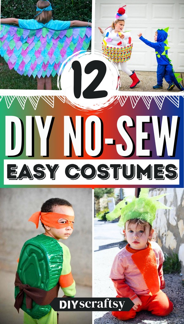 12 DIY No-Sew Costume Ideas for Kids - DIYsCraftsy