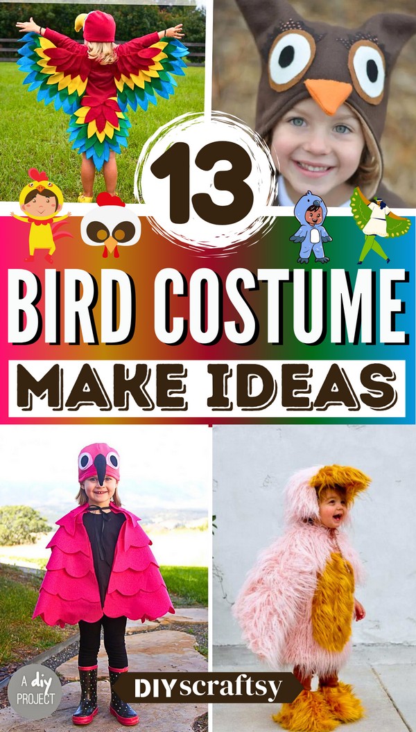 13 DIY Bird Costume Ideas for Colorful Halloween - DIYsCraftsy