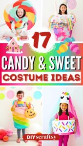 17 DIY Sweet and Candy Costume Ideas for Colorful Halloween - DIYsCraftsy