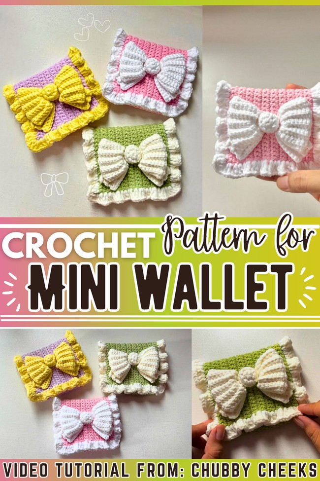20 Free Crochet Wallet Patterns For All Skill Levels - DIYsCraftsy