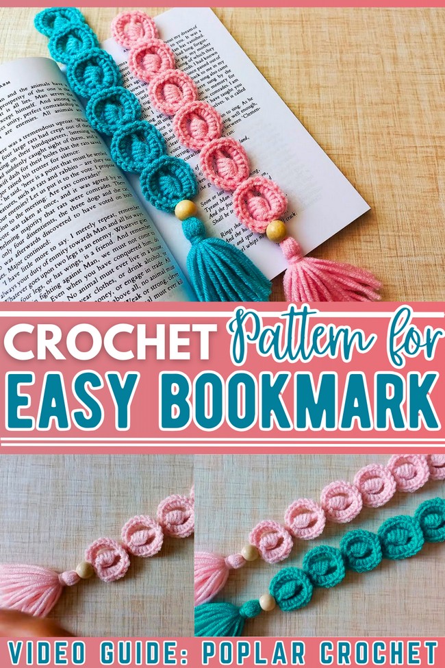 25 Free Crochet Bookmark Patterns For Readers - DIYsCraftsy