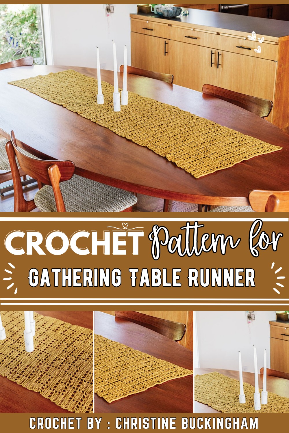10 Handmade Elegant Crochet Table Runner Patterns For Special Occasions ...