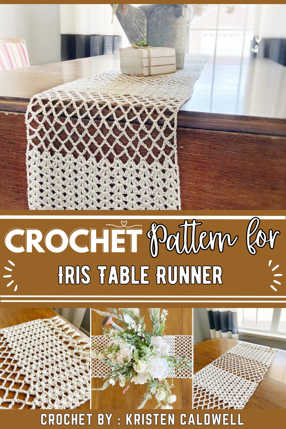 10 Handmade Elegant Crochet Table Runner Patterns For Special Occasions ...