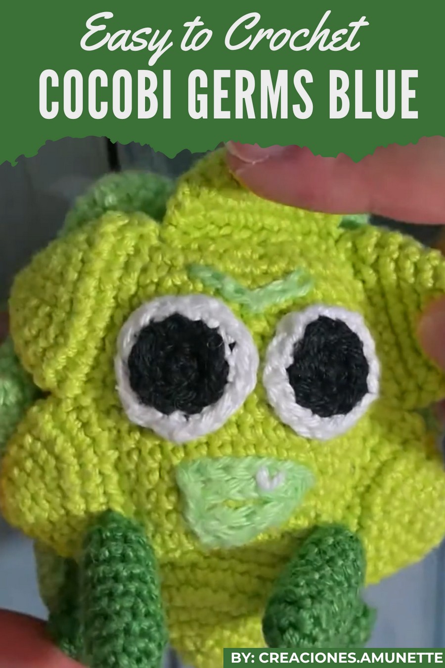 Crochet Cocobi Germ Amigurumi Pattern - DIYsCraftsy